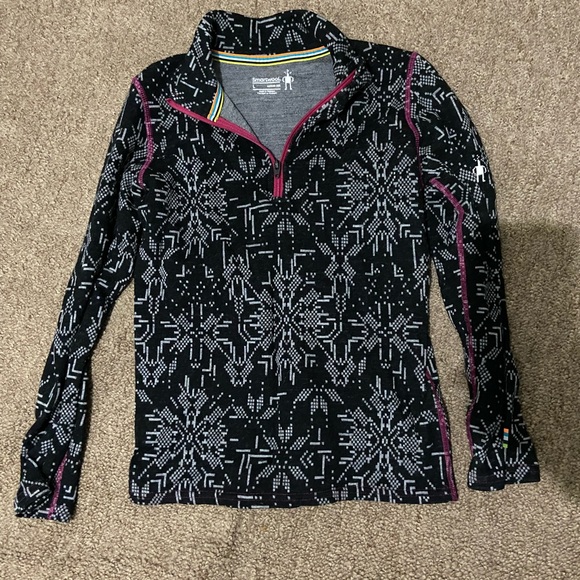 Smartwool | Shirts & Tops | Smartwool Kids Sweater In Greyblack | Poshmark